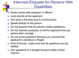 ADA TITLE I for Employers | PPT