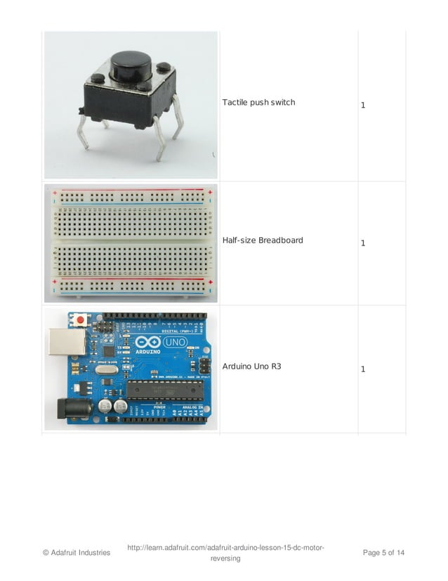 Adafruit arduino-lesson-15-dc-motor-reversing | PDF | Internet of ...