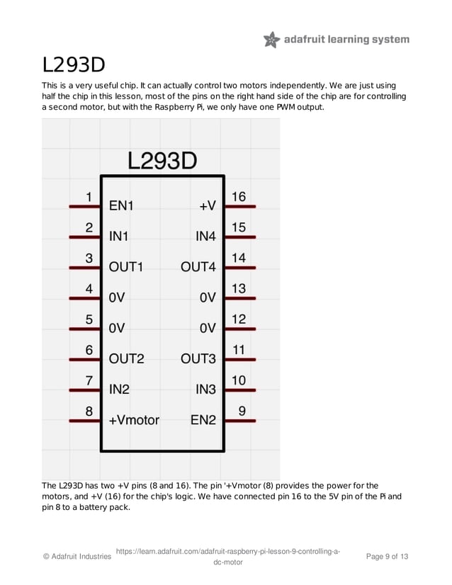 Adafruit raspberry-pi-lesson-9-controlling-a-dc-motor | PDF