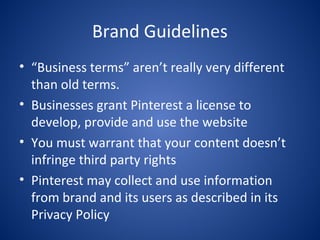 Brands on Pinterest - What You Legally Need to Know - Ad Age Mini Law ...