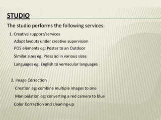 Structure of an Advertising Agency | PPTX