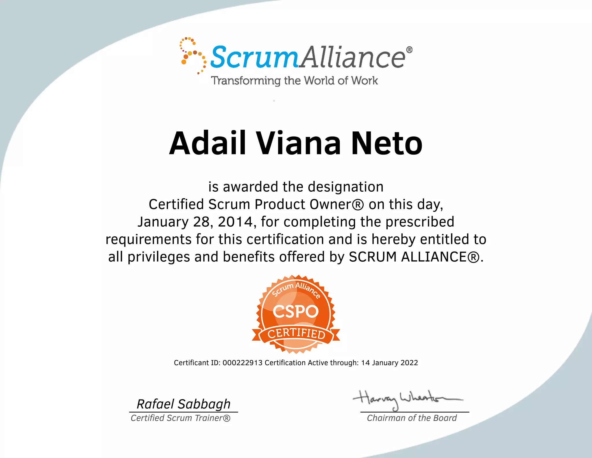 Certified Scrum Product Owner - CSPO | PPT