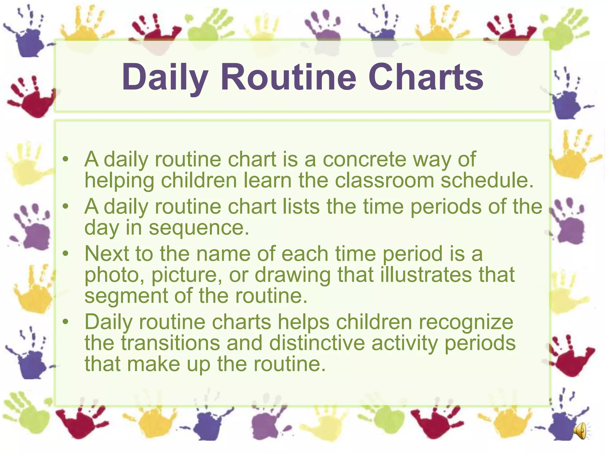 A Preschool Daily Routine & Effective Transitions | PPTX
