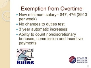 Significant Changes to Overtime Pay Rules and How They Will Impact You ...