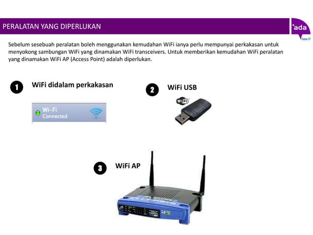 Ada it#08 pengunaan wi fi | PPT