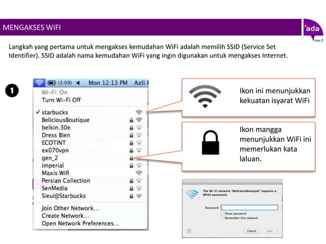 Ada it#08 pengunaan wi fi | PPTX