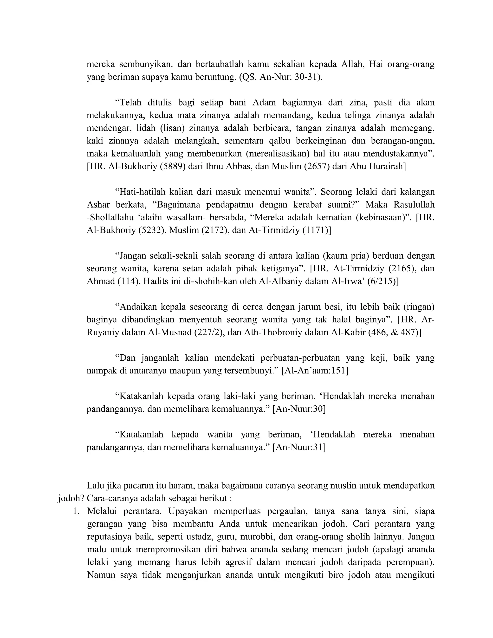 Adakah pacaran islami | PDF