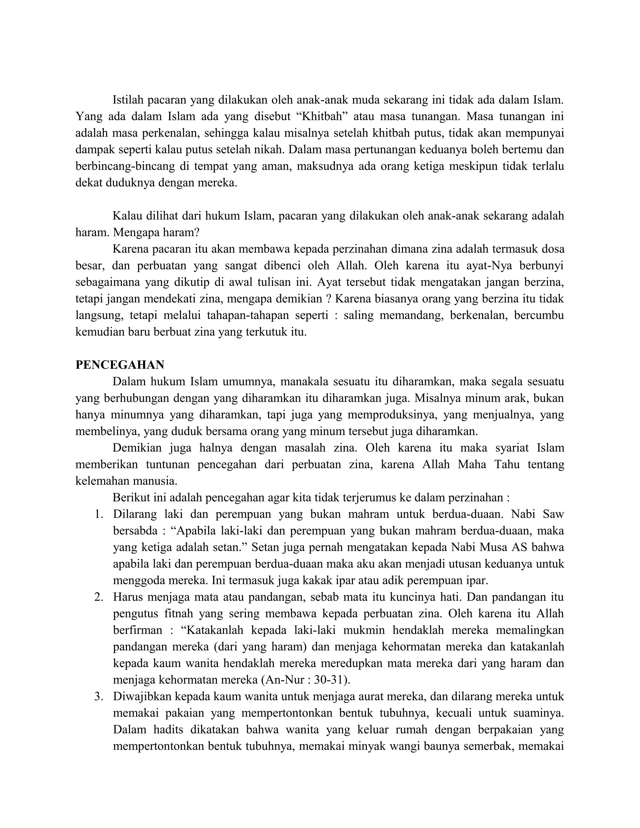 Adakah pacaran islami | PDF