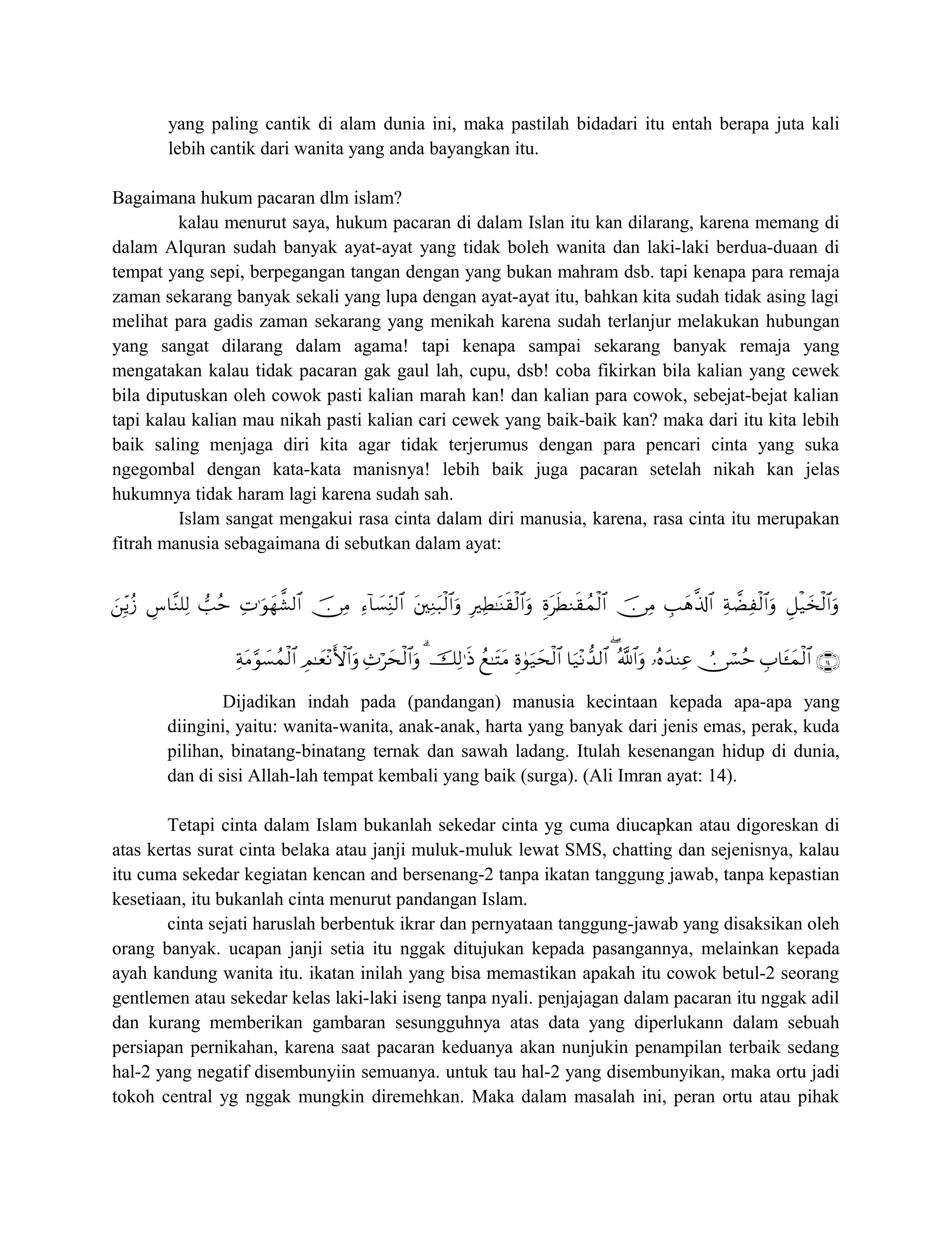 Adakah pacaran islami | PDF