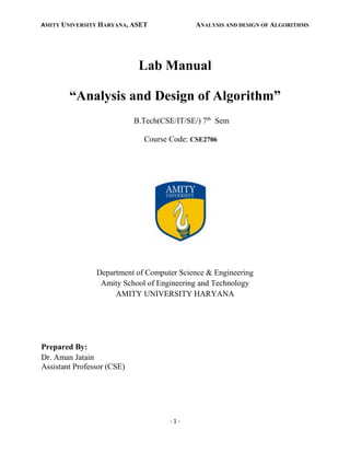 Ada lab manual | PDF