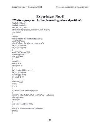 Ada lab manual | PDF