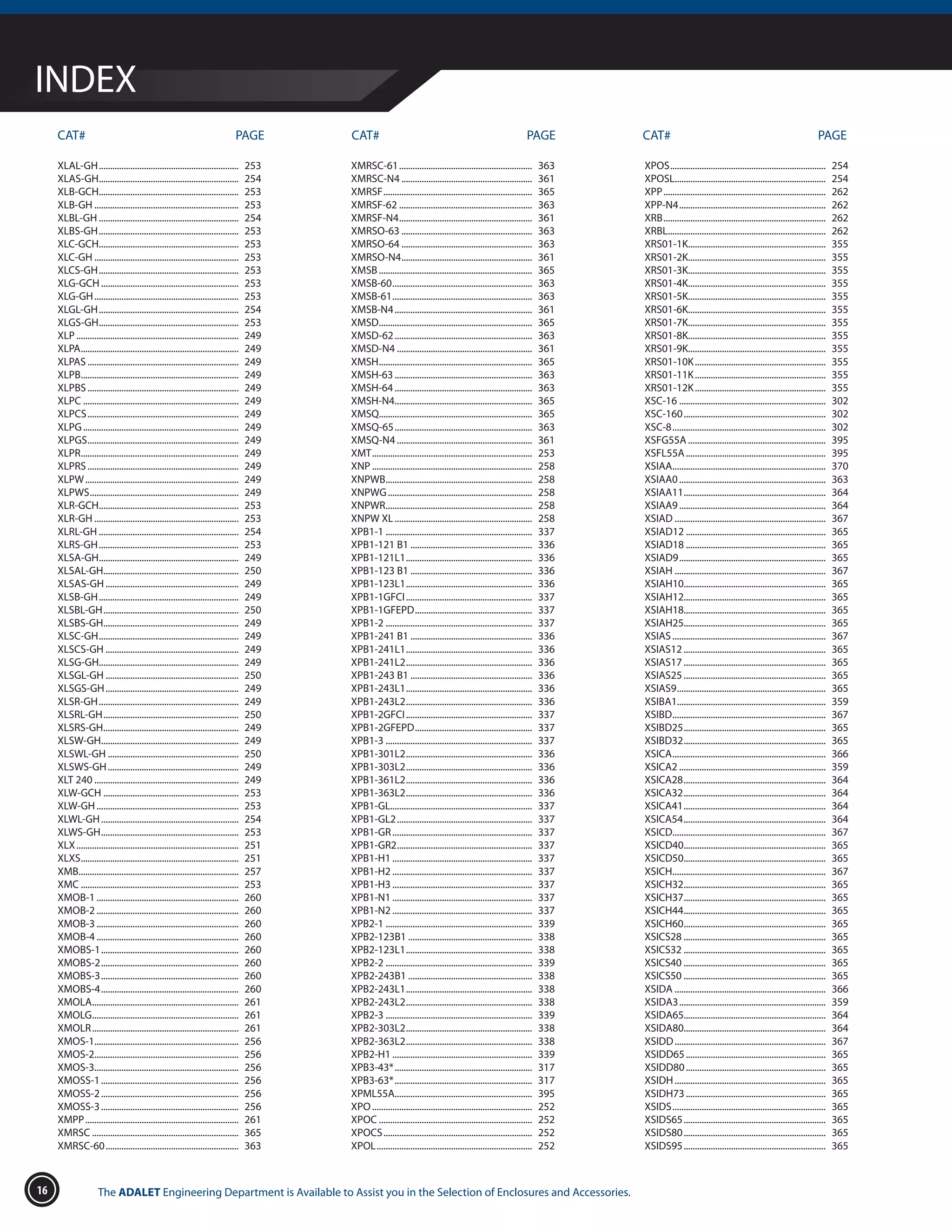 Adalet - Electrical Enclosures (Explosion Proof & Flame Proof ...