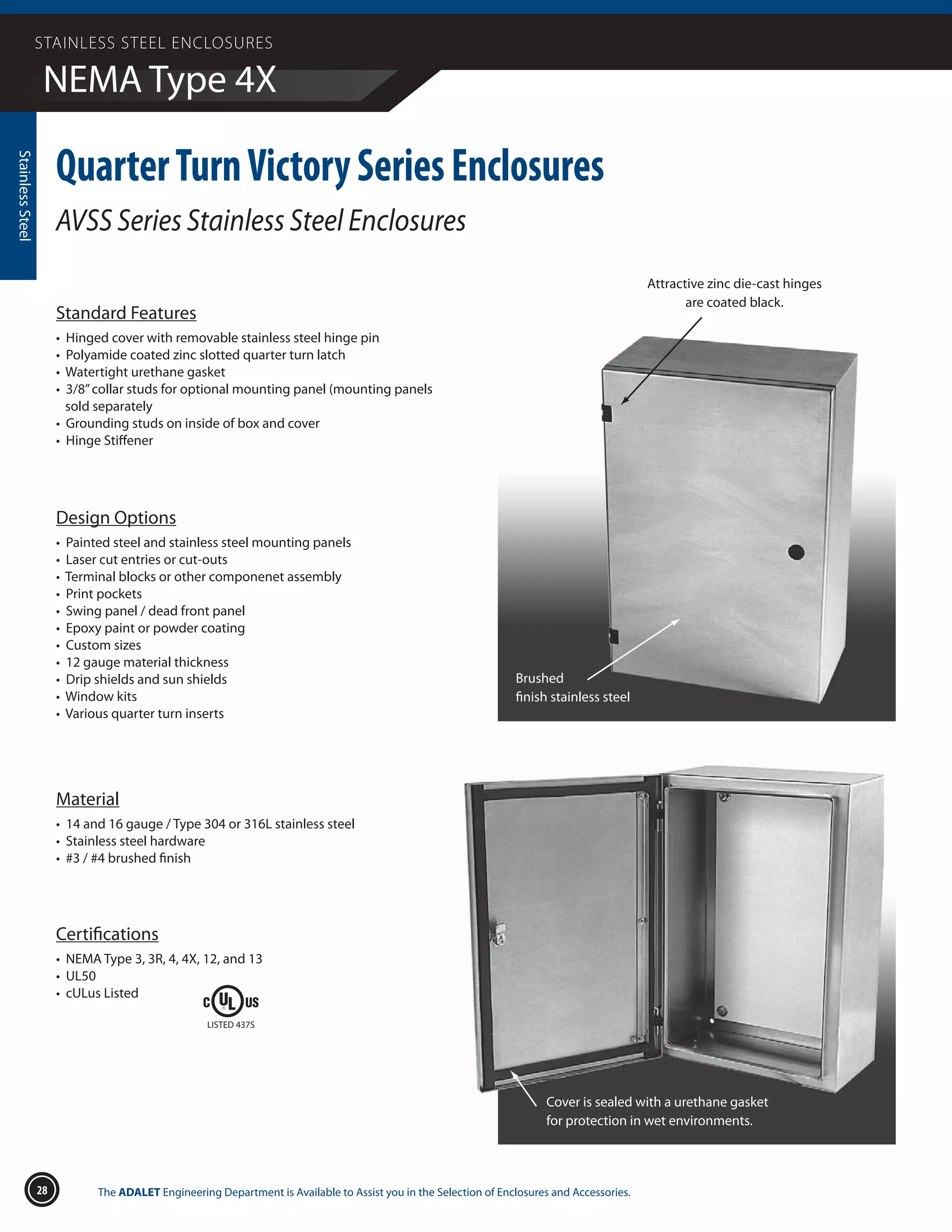 Adalet - Electrical Enclosures (Explosion Proof & Flame Proof ...