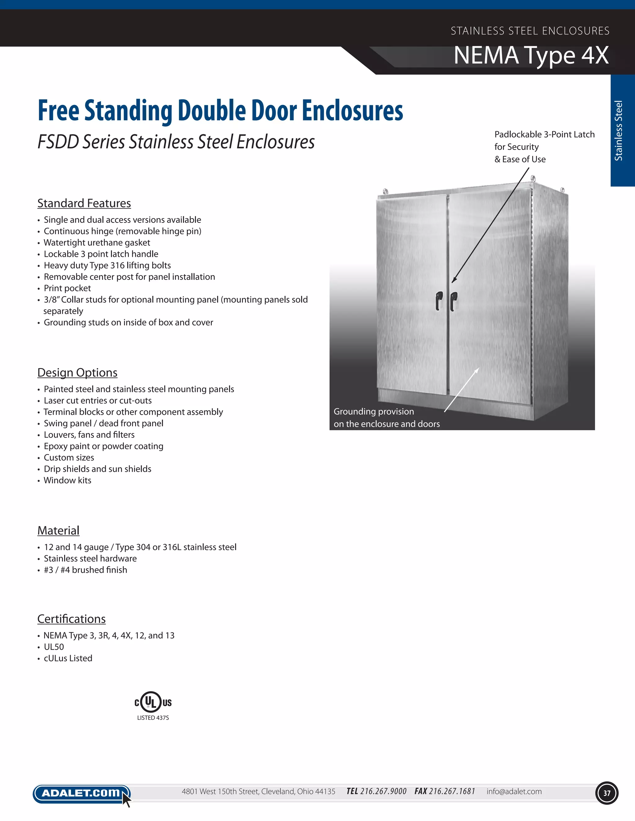 Adalet - Electrical Enclosures (Explosion Proof & Flame Proof ...
