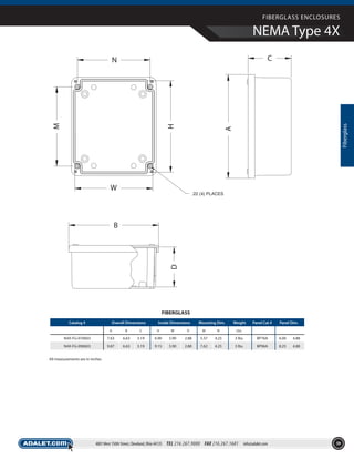 Adalet - Electrical Enclosures (Explosion Proof & Flame Proof ...
