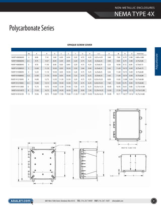Adalet - Electrical Enclosures (Explosion Proof & Flame Proof ...