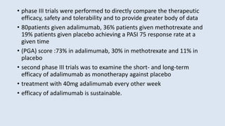 Adalimumab drug presentation | PPTX