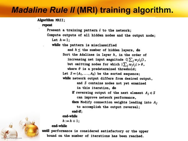 Adaline madaline | PPT | Digital Audio | Computer Software and Applications