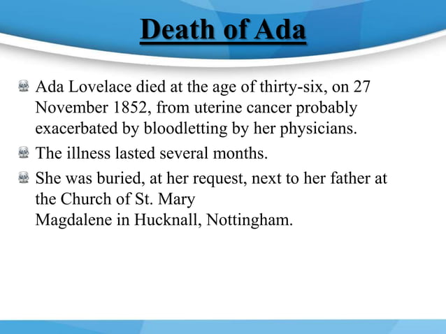 Ada Lovelace-The First Programmer | PPTX