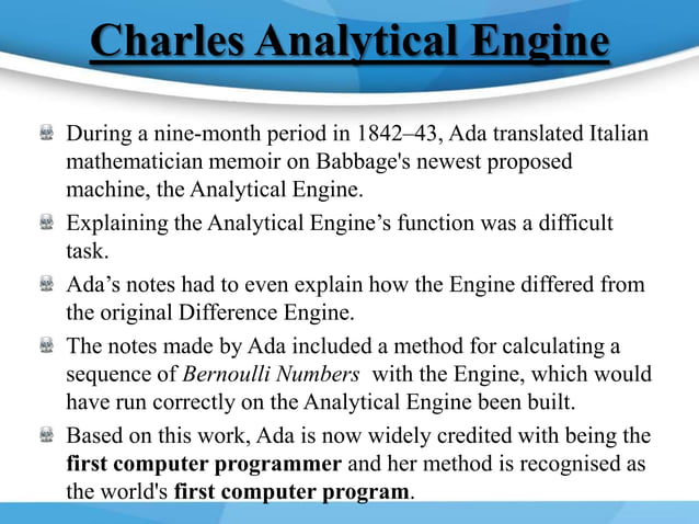 Ada Lovelace-The First Programmer | PPTX
