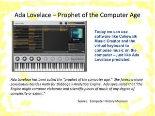 Draft Ada Lovelace Picture Book | PPT | Desktop Publishing | Computer ...