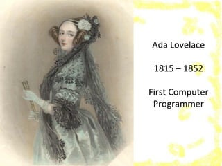 Draft Ada Lovelace Picture Book | PPT | Desktop Publishing | Computer ...
