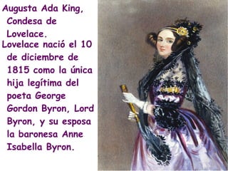 Ada Lovelace, Clara 4º B | ODP