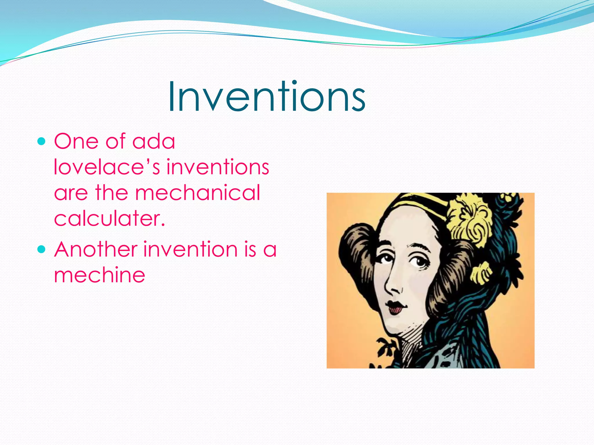 Ada lovelace info | PPTX