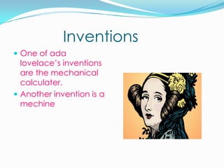 Ada lovelace info