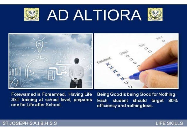 Towards Greater Heights - AD ALTIORA