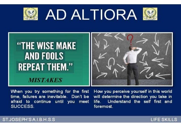 Towards Greater Heights - AD ALTIORA