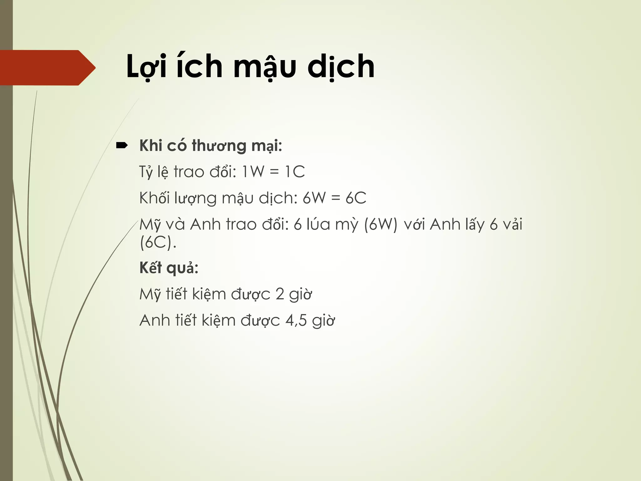 CHƯƠNG 1: LÝ THUYẾT MẬU DỊCH QUỐC TẾ CỔ ĐIỂN | PPT