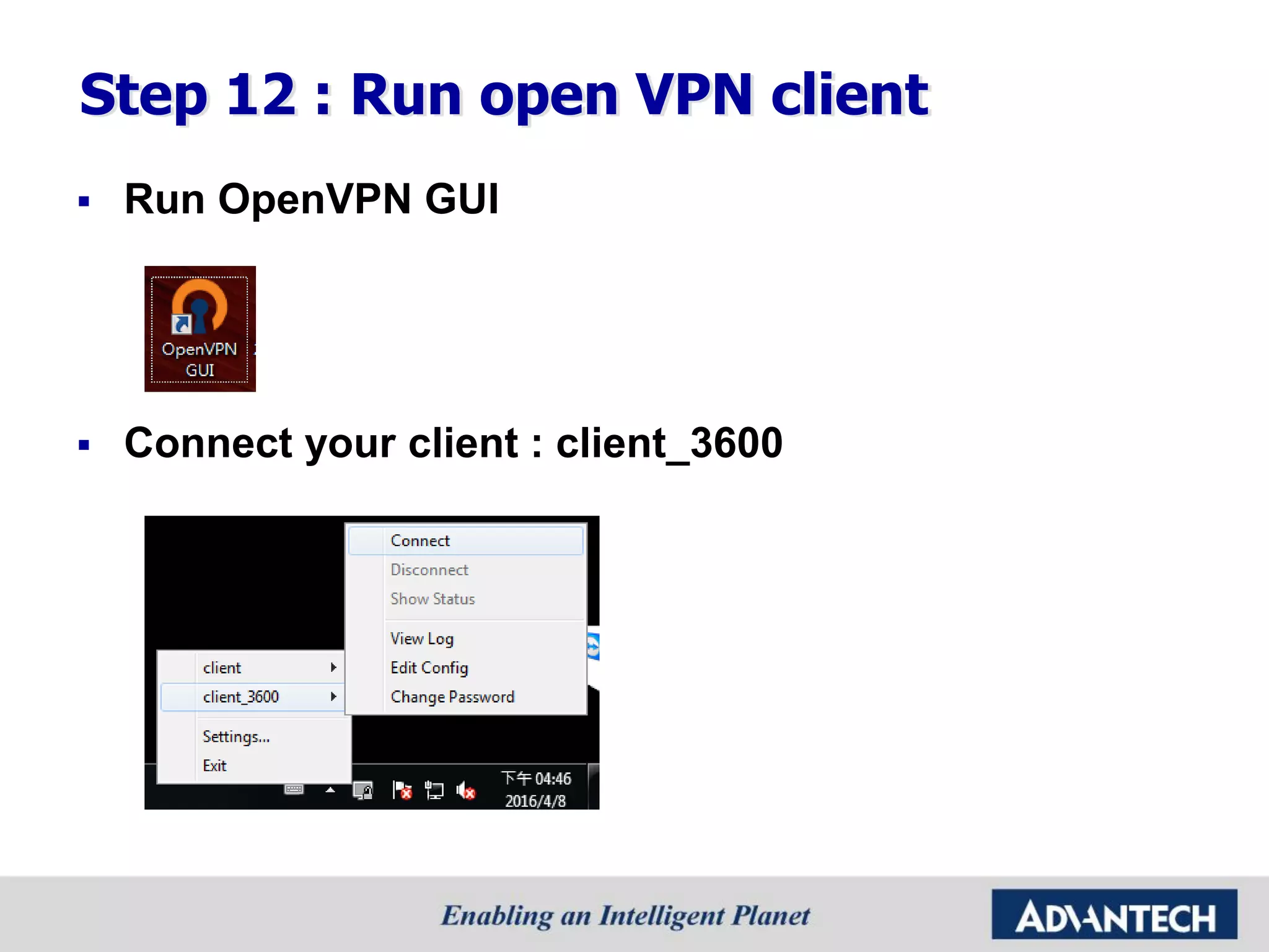 [Advantech] ADAM-3600 open vpn setting Tutorial step by step | PDF