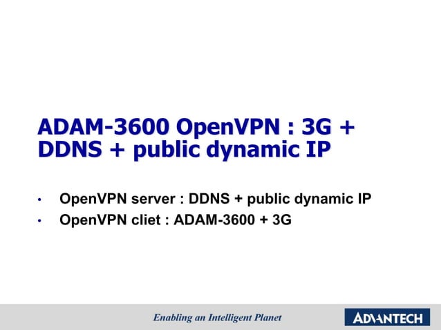 [Advantech] ADAM-3600 open vpn setting Tutorial step by step | PDF