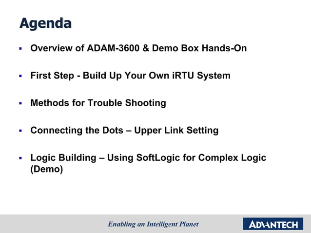[Advantech] ADAM-3600 training kit and Taglink | PDF | Internet of ...