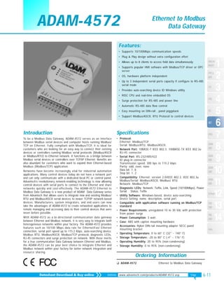 Adam 4572 converter | PDF