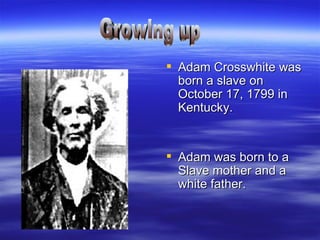 Adam Crosswhite | PPT