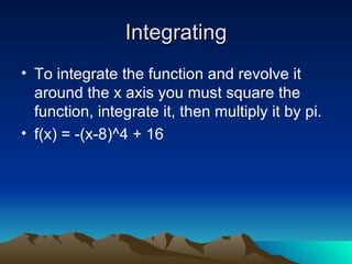 Adam Swenski's calculus presentation | PPT