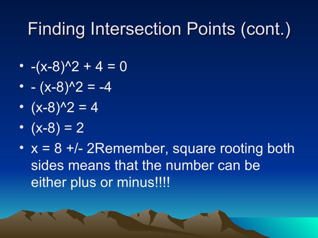 Adam Swenski's calculus presentation | PPT