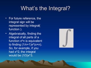 Adam Swenski's calculus presentation | PPT