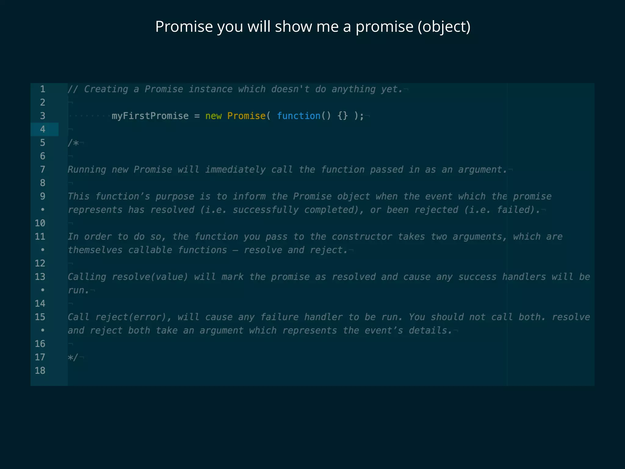 Avoiding callback hell with promises | PDF