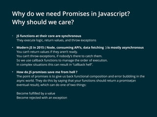 Avoiding callback hell with promises | PDF