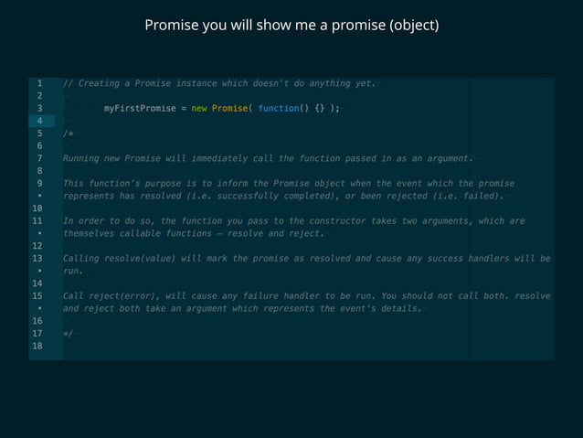 Avoiding callback hell with promises | PDF