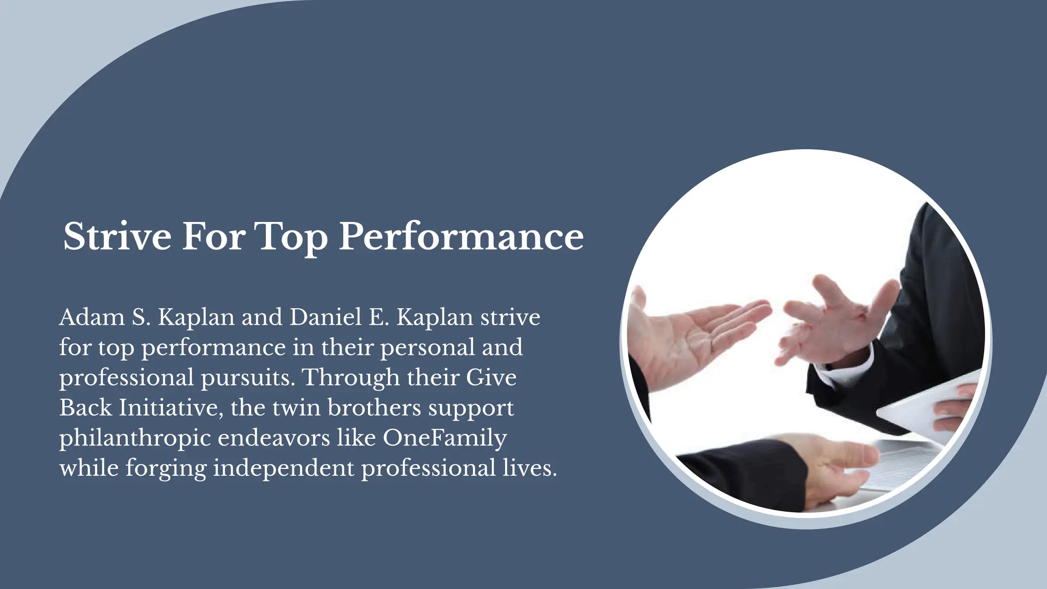 Adam and Daniel Kaplan - A Head For Entrepreneurship | PDF