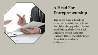 Adam and Daniel Kaplan - Distinguished Professionals | PDF