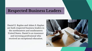 Adam and Daniel Kaplan - Thought Leaders | PDF