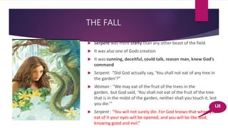 Adam and eve are tempted | PPTX
