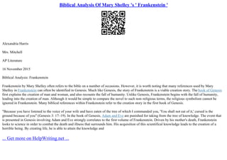 Adam And Eve For Eating The Forbidden Fruit In Genesis | PPT