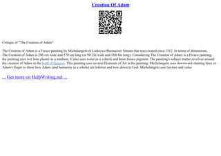 Adam And Eve For Eating The Forbidden Fruit In Genesis | PPT