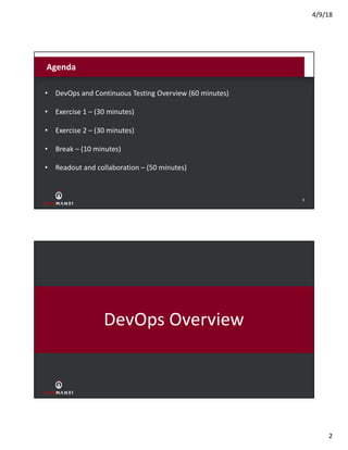 Instill a DevOps Testing Culture in Your Team and Organization | PDF